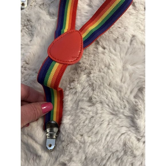 Rainbow | Other | Vintage Style 8s Rainbow Suspenders Mork From Ork 80s ...